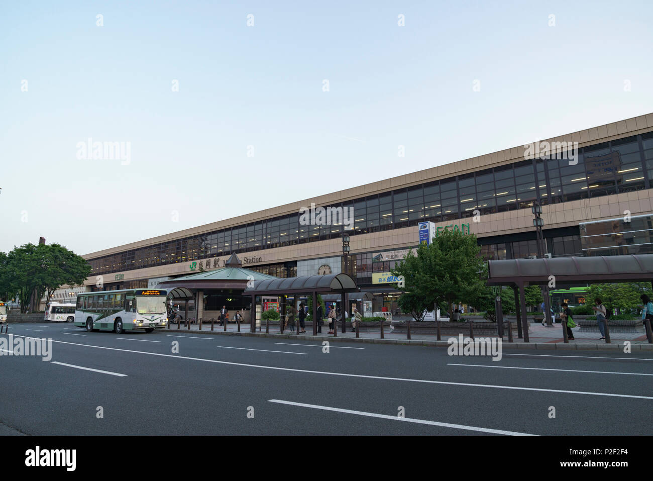 Exterior of Morioka Station, Morioka City, Iwate Prefecture, Japan ...