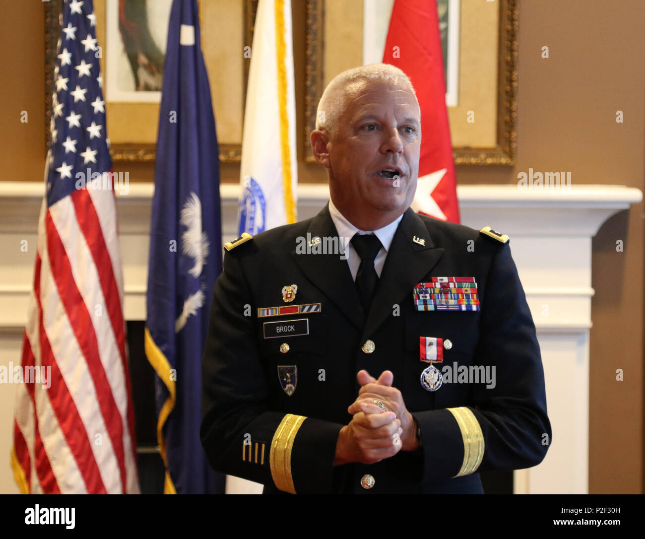 Army Reserve Maj. Gen. Lawrence "Wayne" Brock III, recent commander of ...
