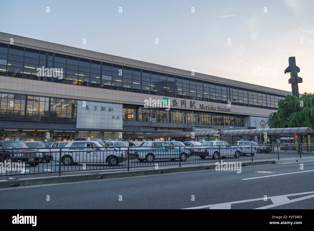 Exterior of Morioka Station, Morioka City, Iwate Prefecture, Japan ...