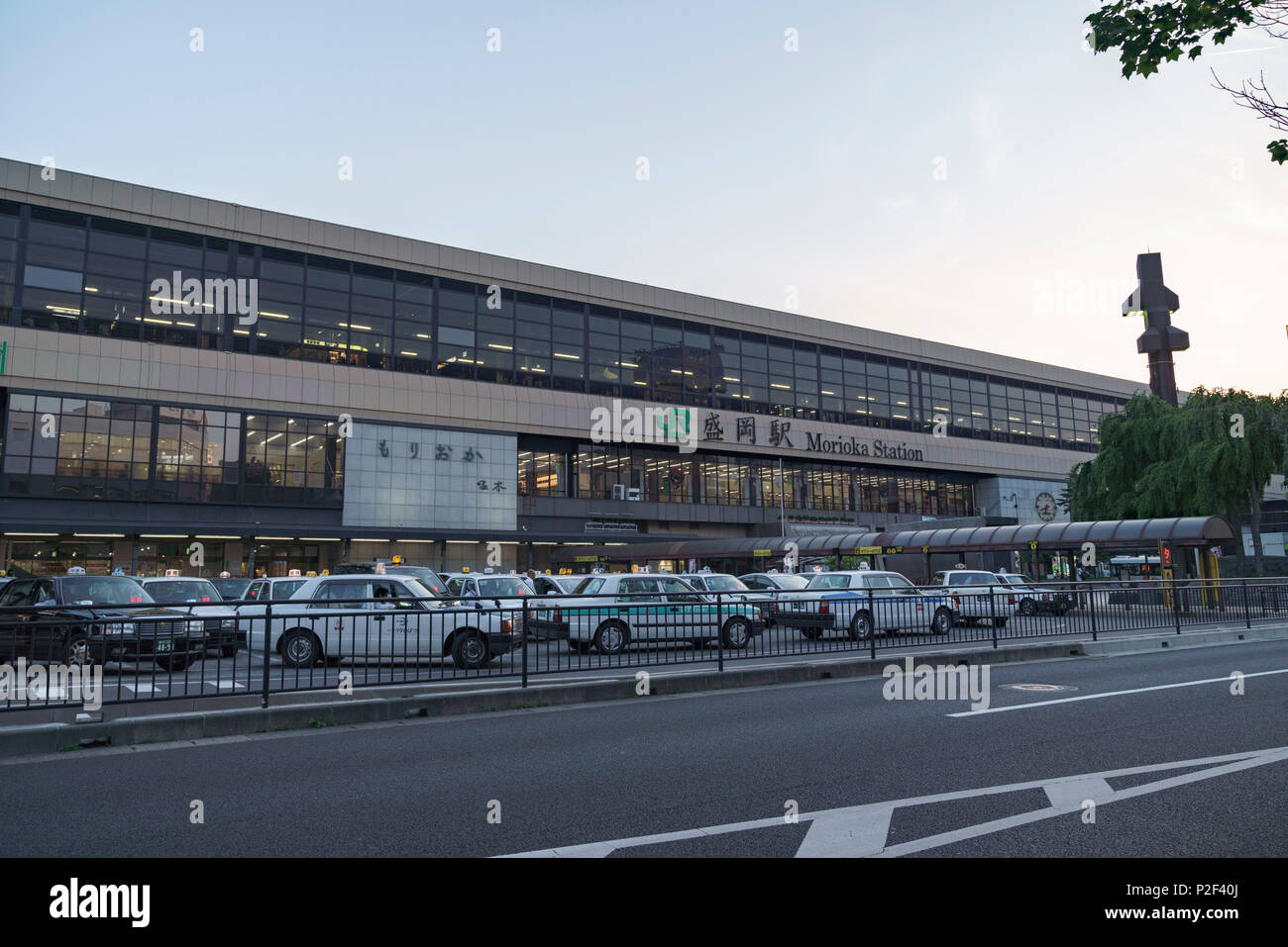 Exterior of Morioka Station, Morioka City, Iwate Prefecture, Japan ...