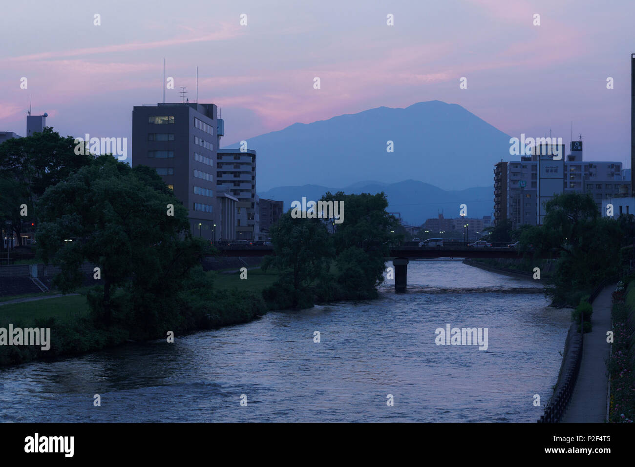 Kitakami river mt iwate morioka hi-res stock photography and images - Alamy