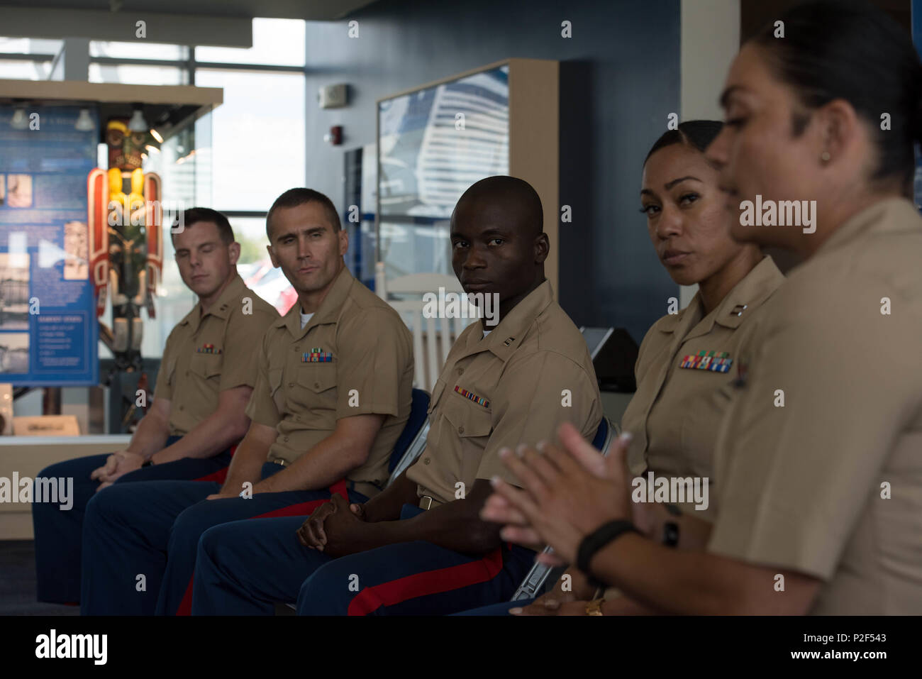 From left to right, Capt. Jonathan E. Newbold, Capt. Jameson Norton ...