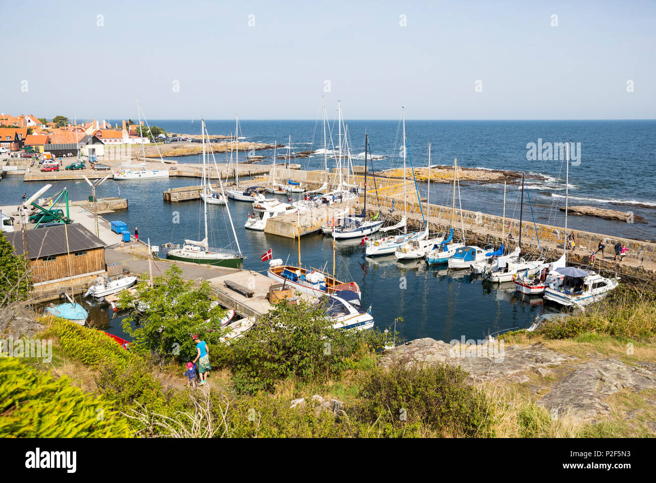 Denmark bornholm harbour hi-res stock photography and images - Alamy
