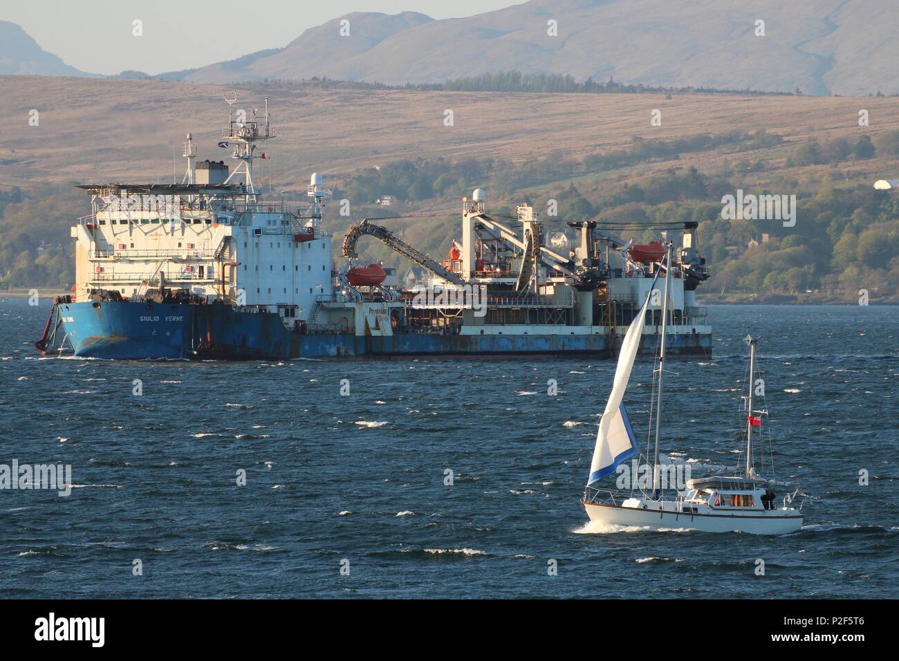 Pipe laying ship hi-res stock photography and images - Alamy