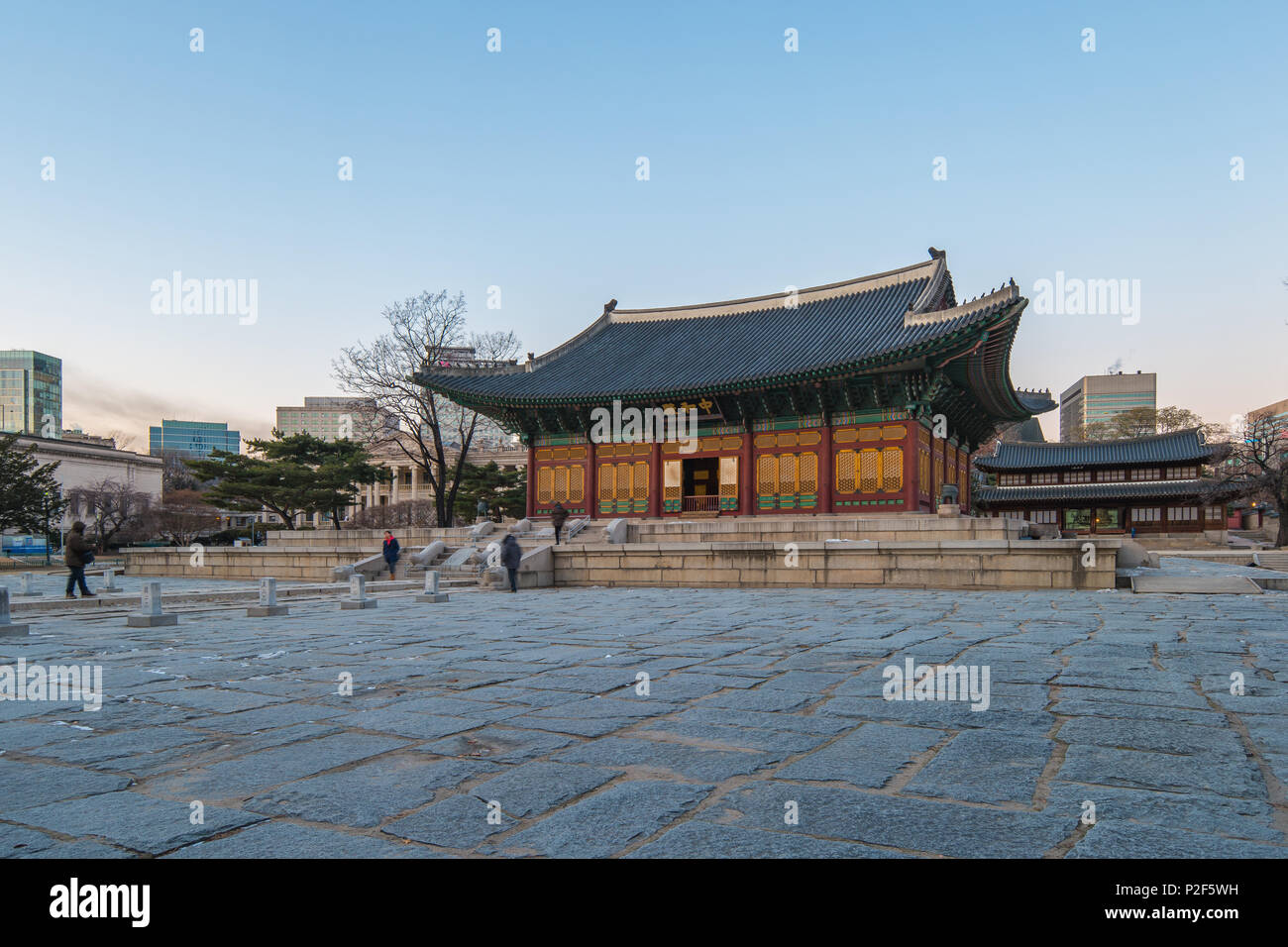 Deoksugung Palace in Seoul city, South Korea Stock Photo - Alamy