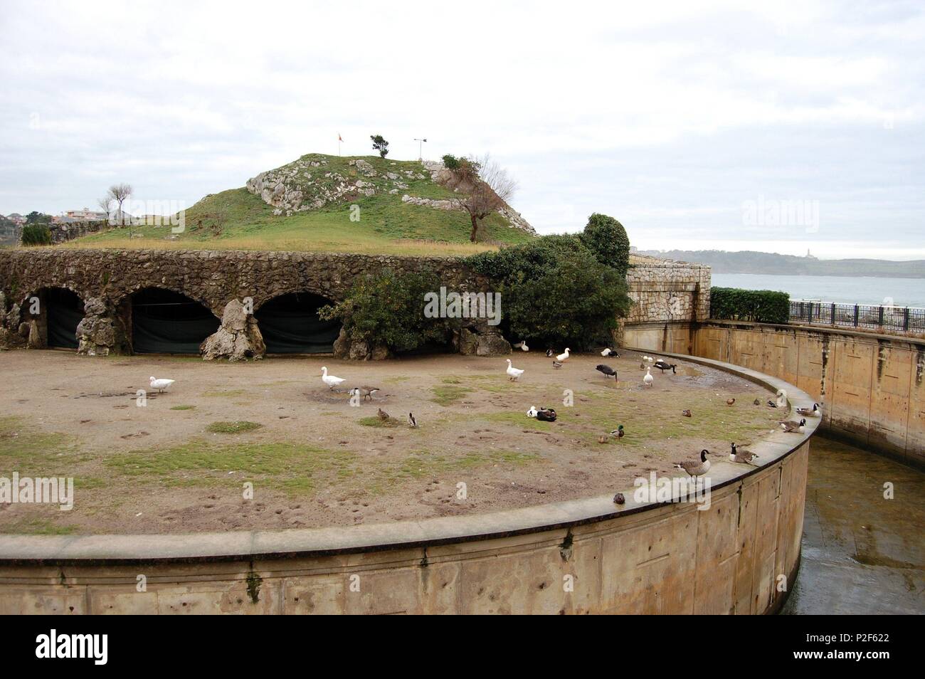 Mini Zoo de la peninsula de la Magdalena, Santander Stock Photo - Alamy