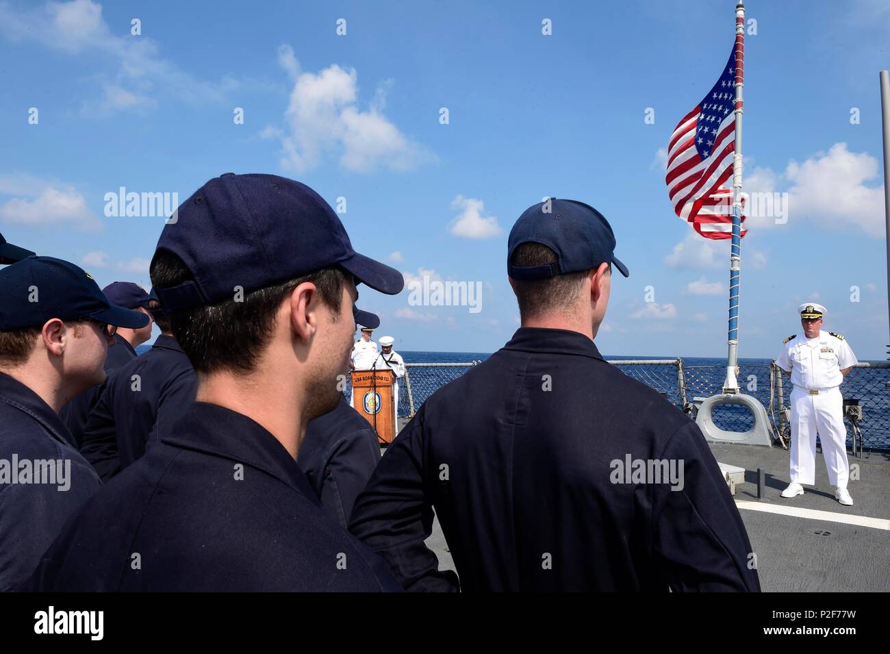 160911-N-FP878-519 MEDITERRANEAN SEA (Sept. 11, 2016) Cmdr. Russell ...