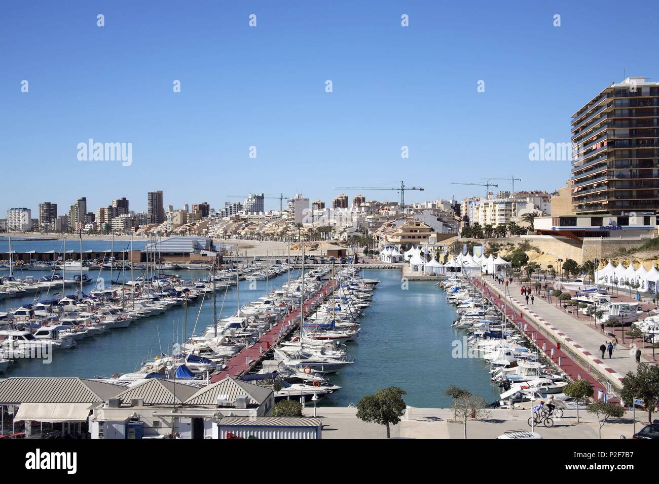 SPAIN - Valencia autonomous region - Alicante. El Campello; puerto ...