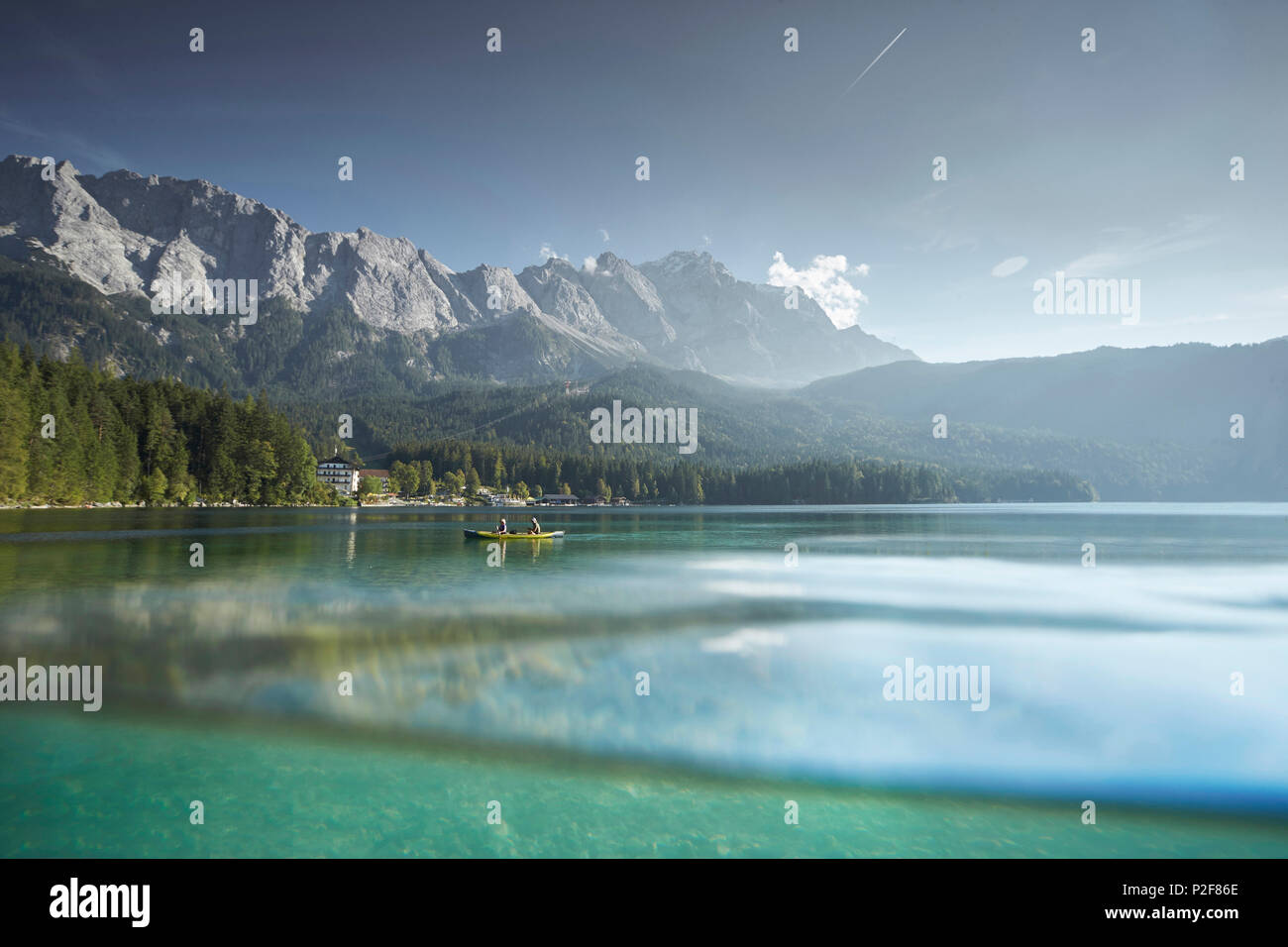 EIBSEE and Zugspitze, Grainau, Bavaria, Germany Stock Photo - Alamy