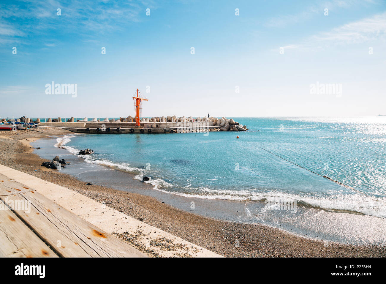 Gangdong beach in Ulsan, Korea Stock Photo - Alamy