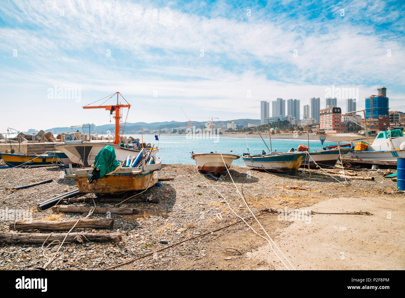 Gangdong beach in Ulsan, Korea Stock Photo - Alamy