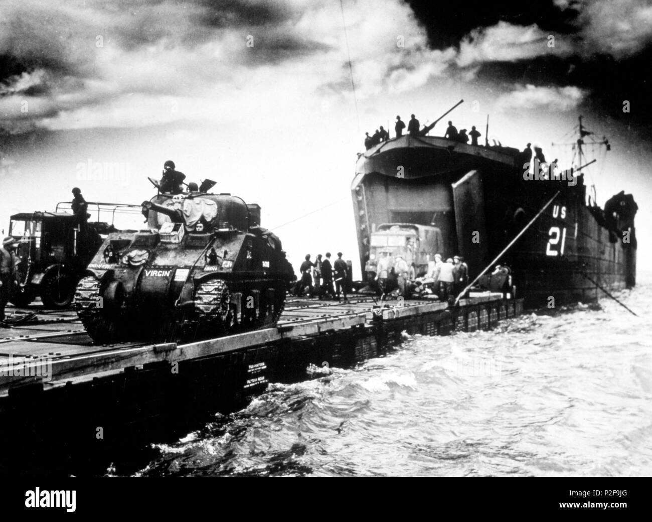 Allied Navy .Transport vehicles, WWII Stock Photo - Alamy