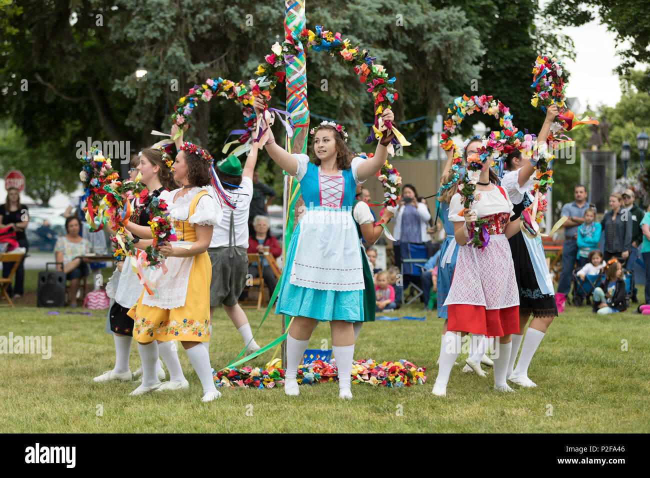 German maypole hi-res stock photography and images - Alamy