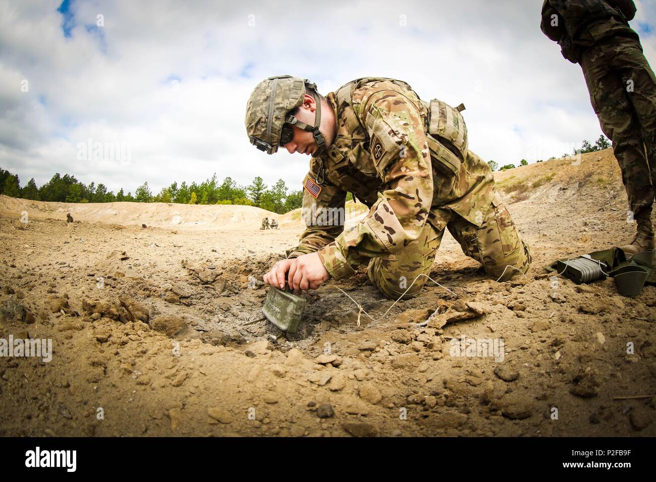 A Soldier from 122nd Aviation Support Battalion, 82nd Combat Aviation ...