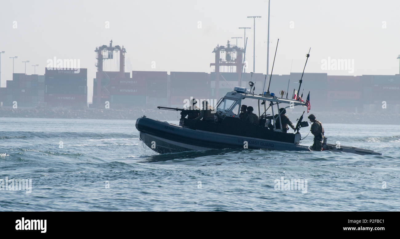 SAN PEDRO, California – Members of Coast Guard Port Security Unit 311 ...
