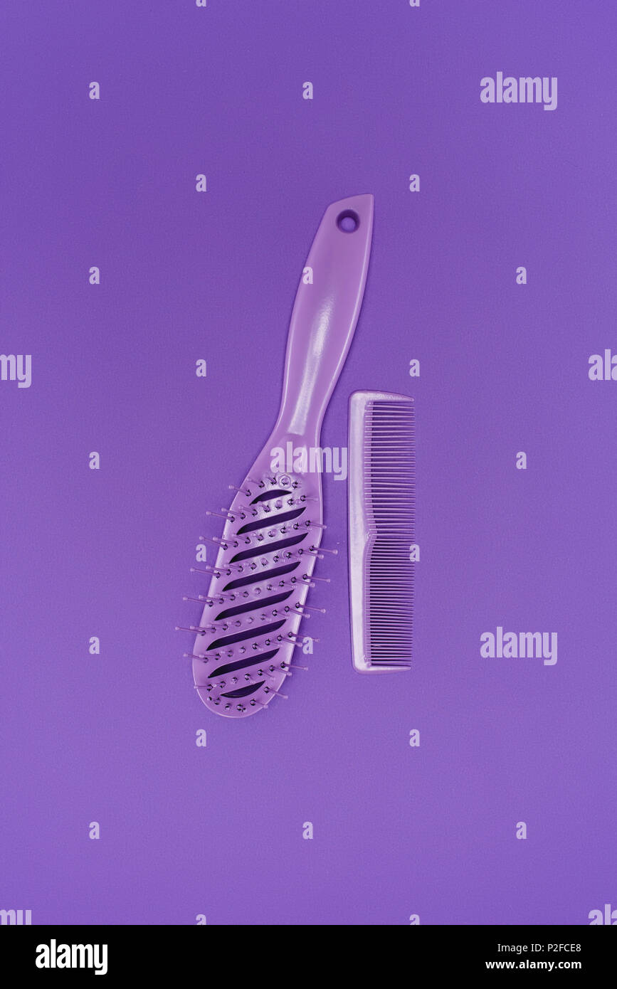 Purple Combs High Resolution Stock Photography and Images - Alamy