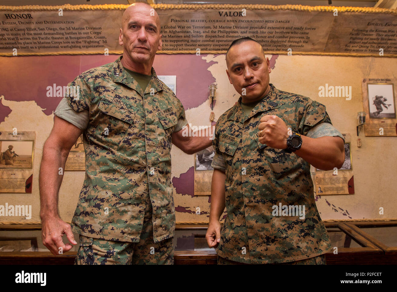 U.S. Marine Corps Maj. Gen. Richard L. Simcock II, 3rd Marine Division ...