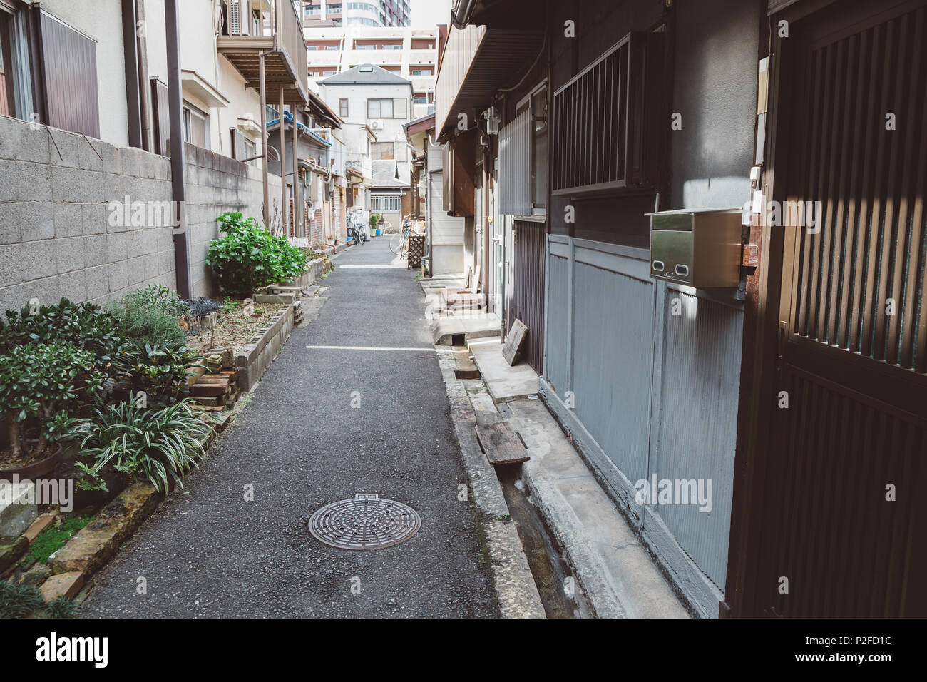 Nakazaki-cho street in Osaka, Japan Stock Photo - Alamy