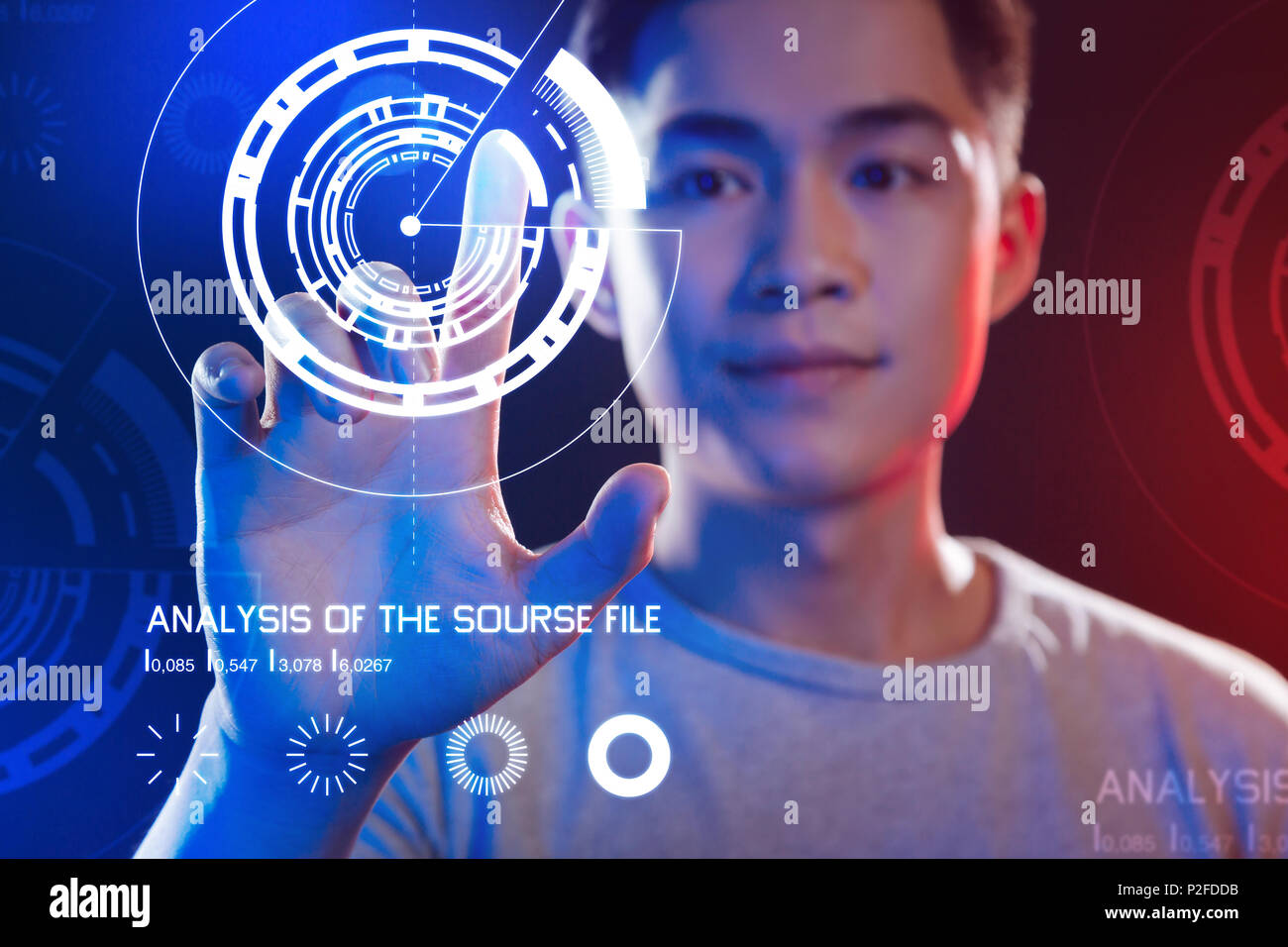 Futuristic security hi-res stock photography and images - Alamy