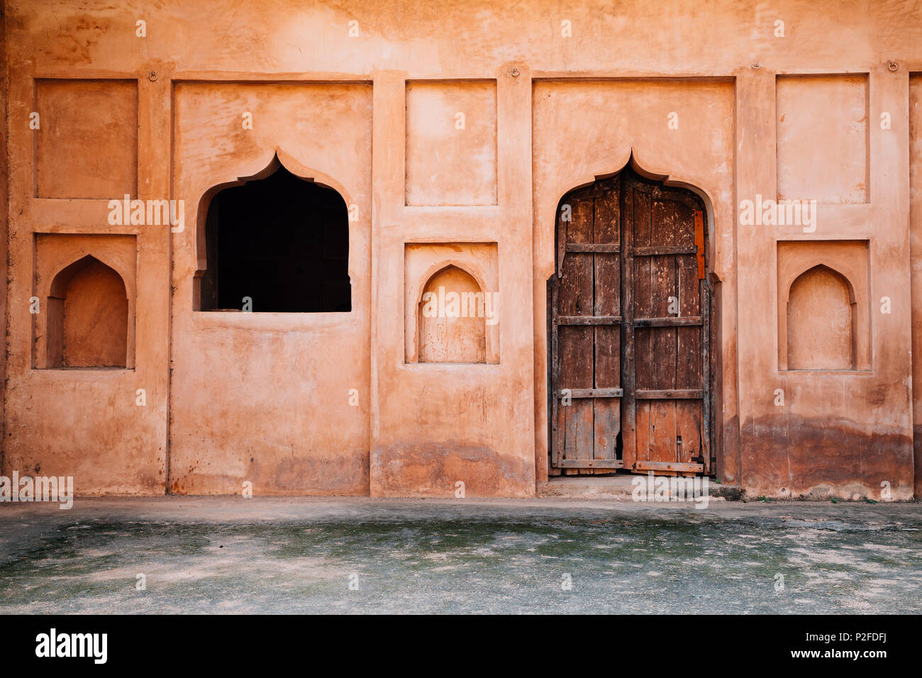 Door and window at Orchha Fort Raja Mahal in India Stock Photo - Alamy