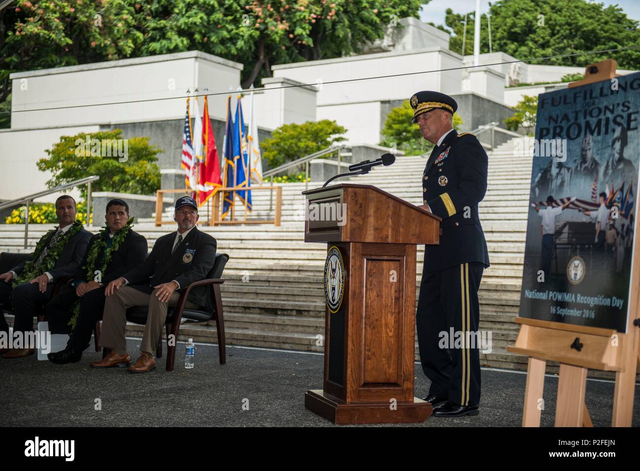 U.S. Army Brig. Gen. Mark Spindler, deputy director of the Defense POW ...