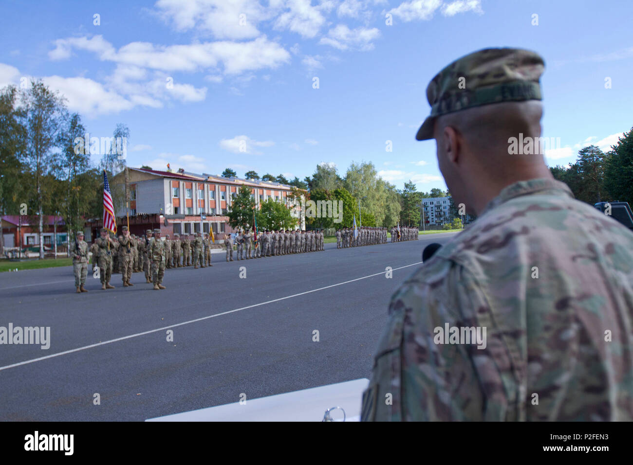 Lt. Col. Johnny A. Evans Jr., commander of the 3rd Battalion, 69th ...