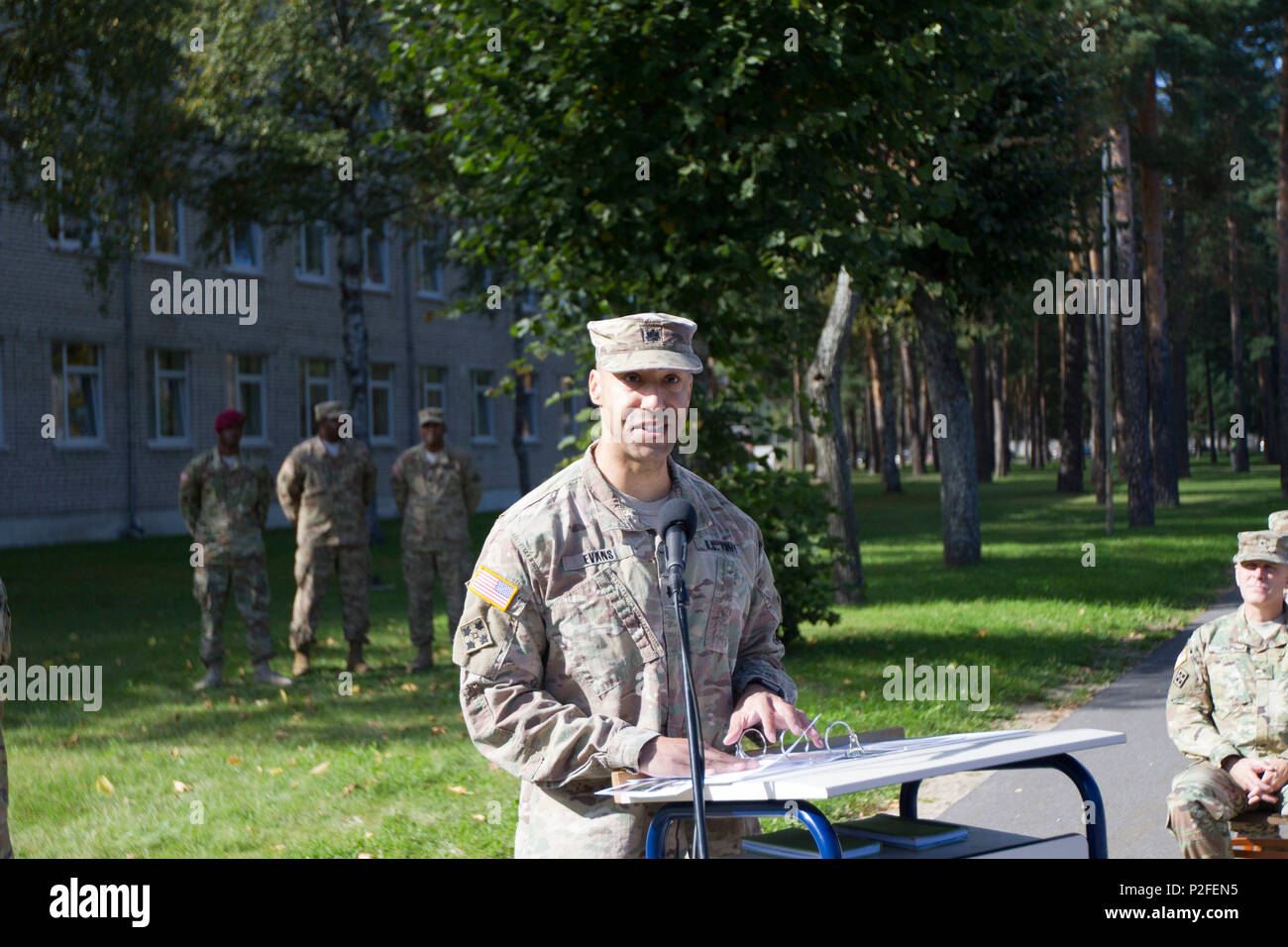 Lt. Col. Johnny A. Evans Jr., commander of the 3rd Battalion, 69th ...