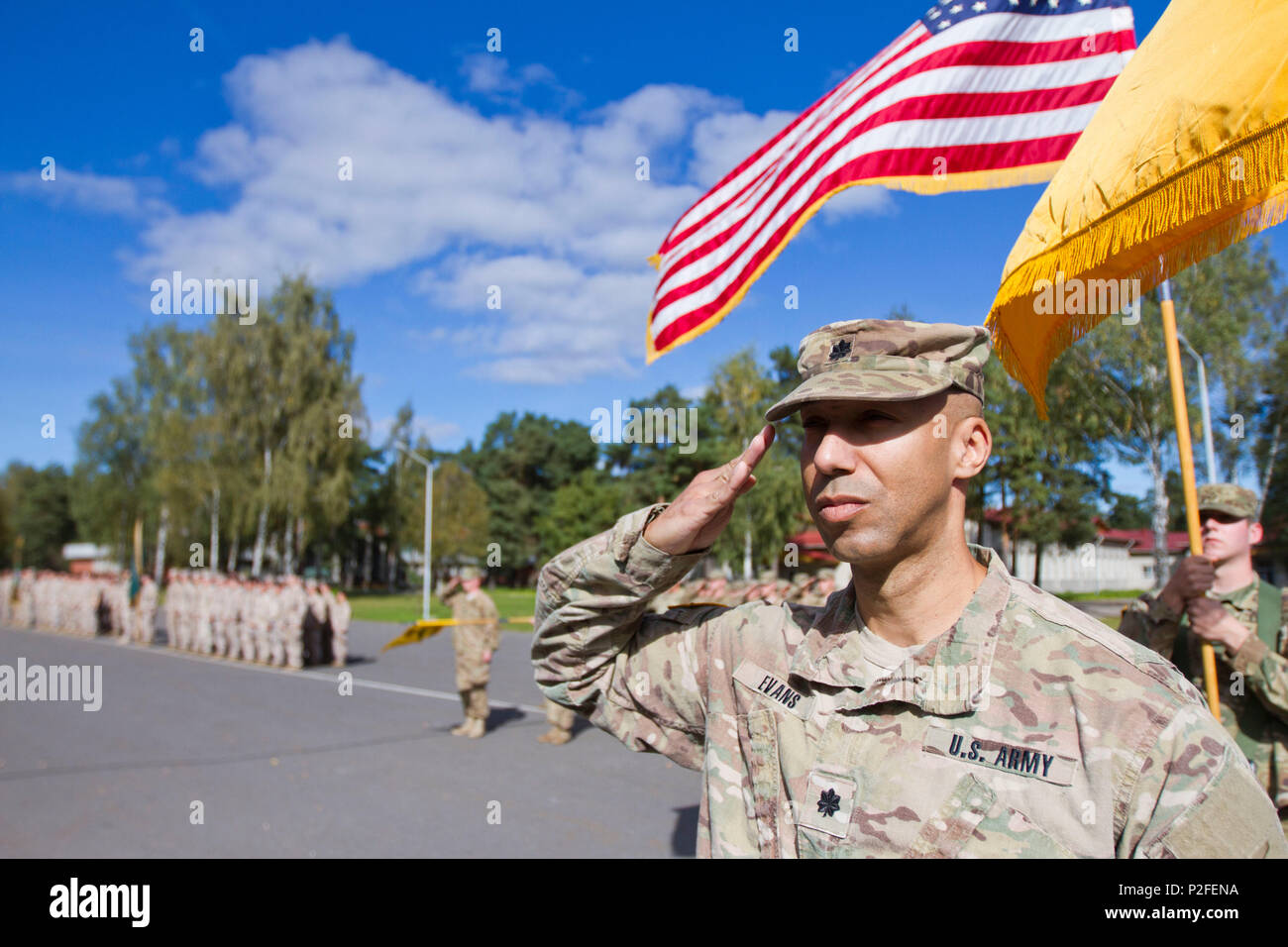 Lt col johnny a evans jr hi-res stock photography and images - Alamy
