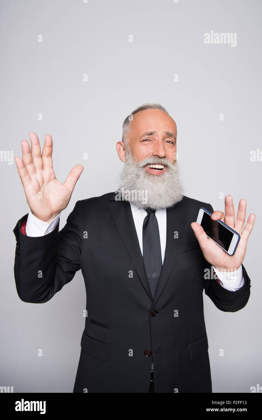 Throwing up hands hi-res stock photography and images - Alamy