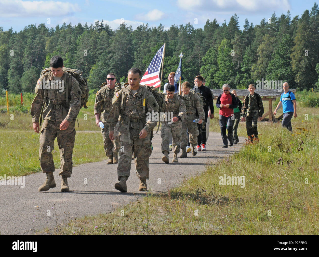 ALYTUS, Lithuania – Soldiers from 3rd Combined Arms Battalion, 69th ...