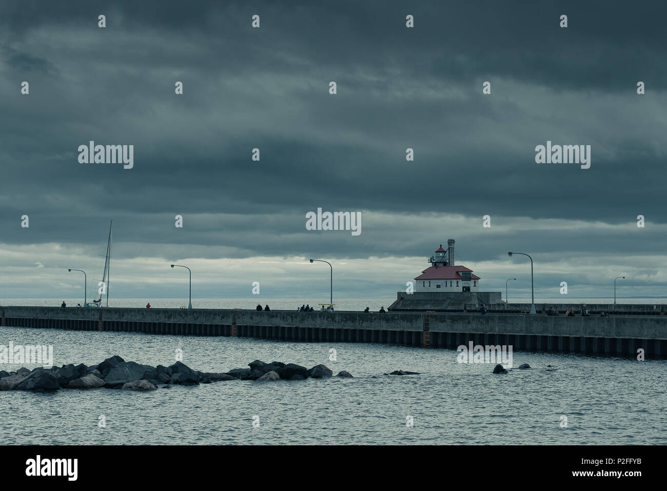 Duluth Minnesota Lighthouse Stock Photo - Alamy