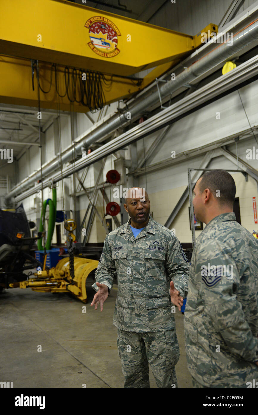 Chief Master Sgt. Wes Mathias, 375th Air Mobility Wing Command Chief ...
