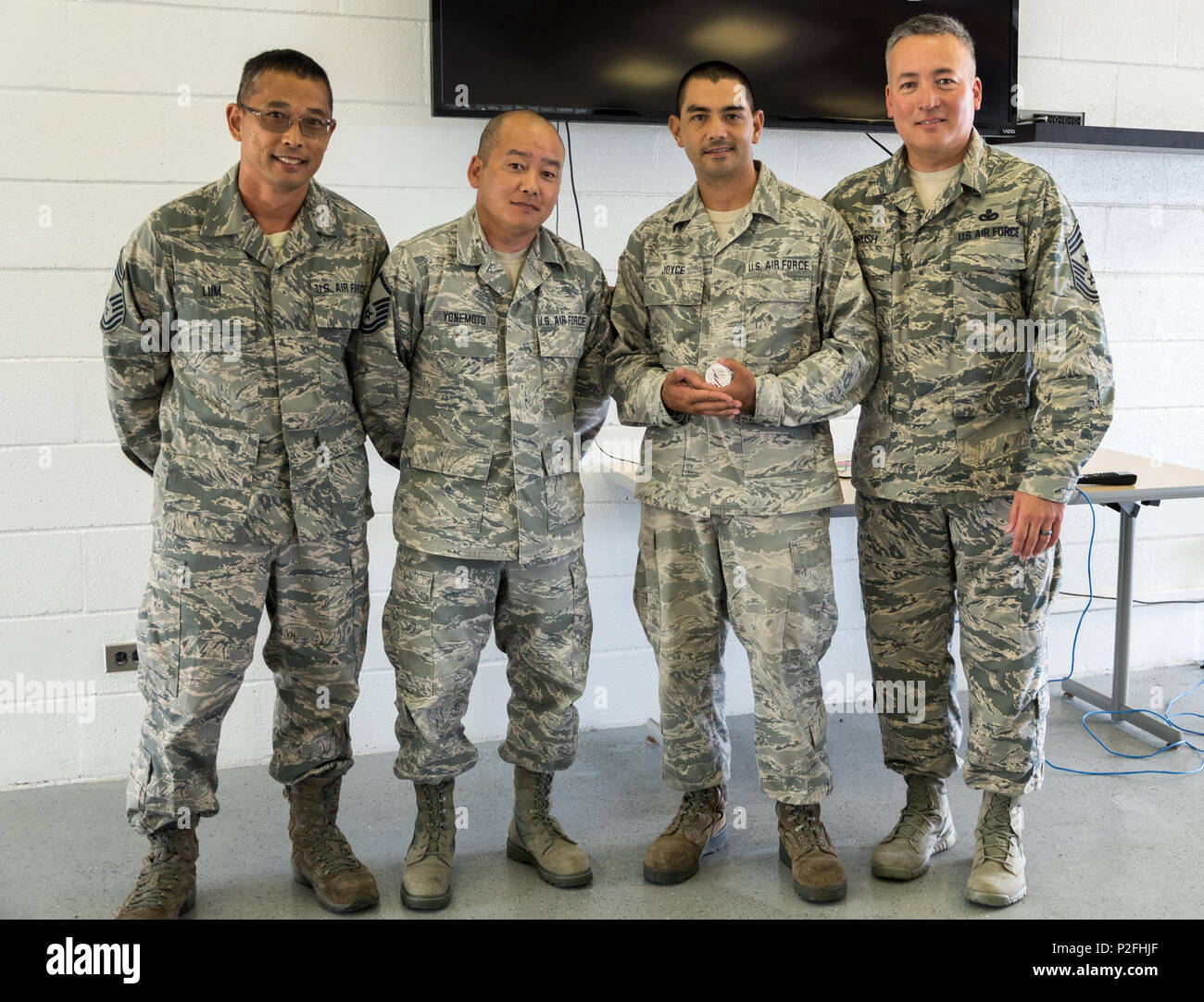 Chief master sgt mitchell o brush hi-res stock photography and images ...