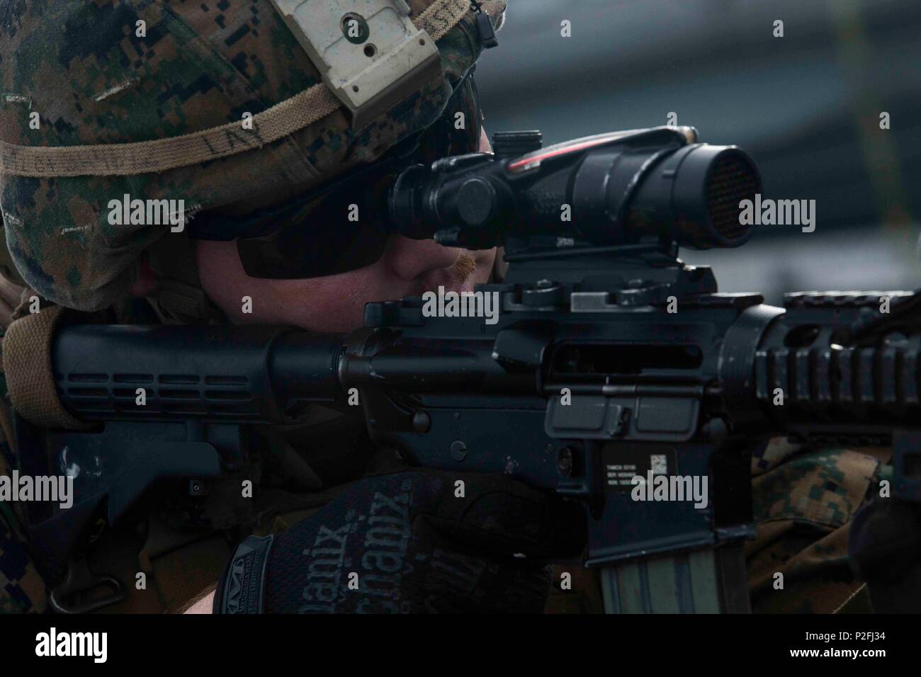 Marines with Company G, Battalion Landing Team, 2nd Battalion, 4th ...