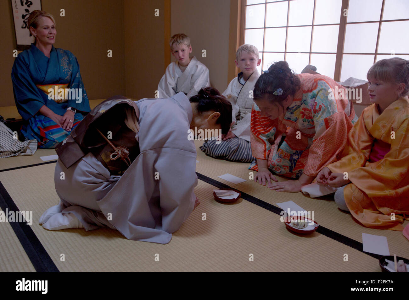 Butler serving tea hi-res stock photography and images - Alamy