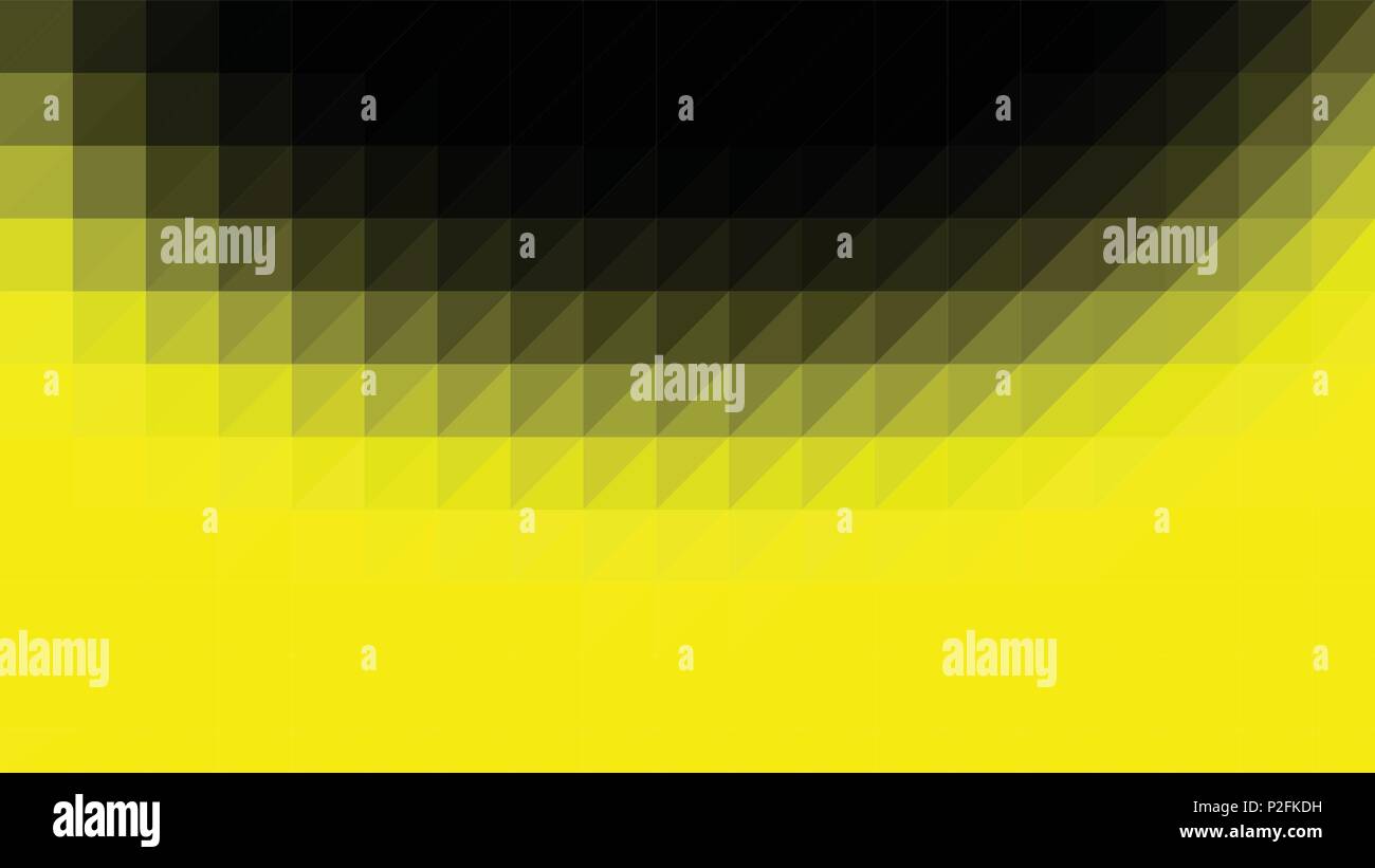 Yellow black low poly vector gradient texture. Colorful polygonal ...
