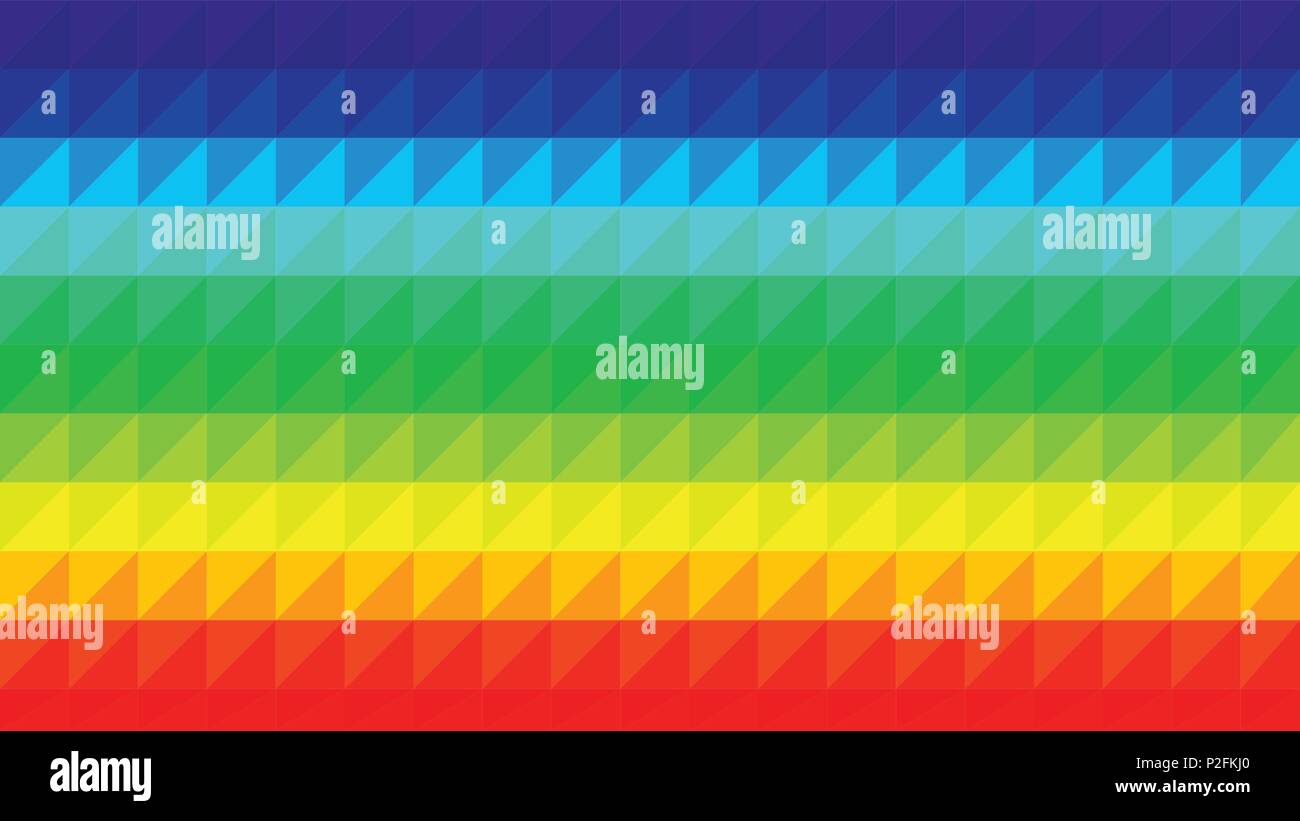 Colorful rainbow low poly vector gradient background. Polygonal texture ...