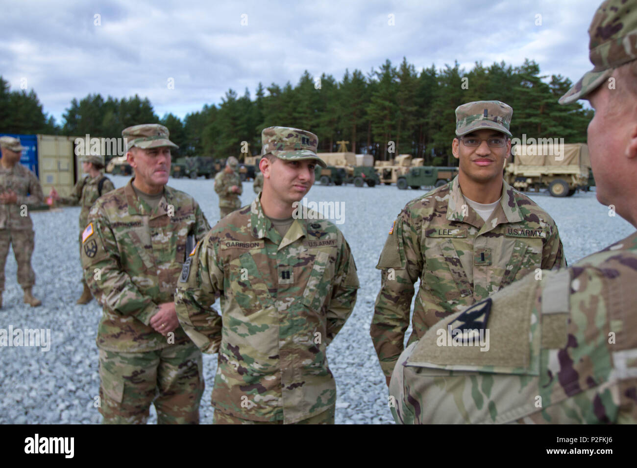 Maj. Gen. Duane Gamble, commander of the 21st Theatre Sustainment ...