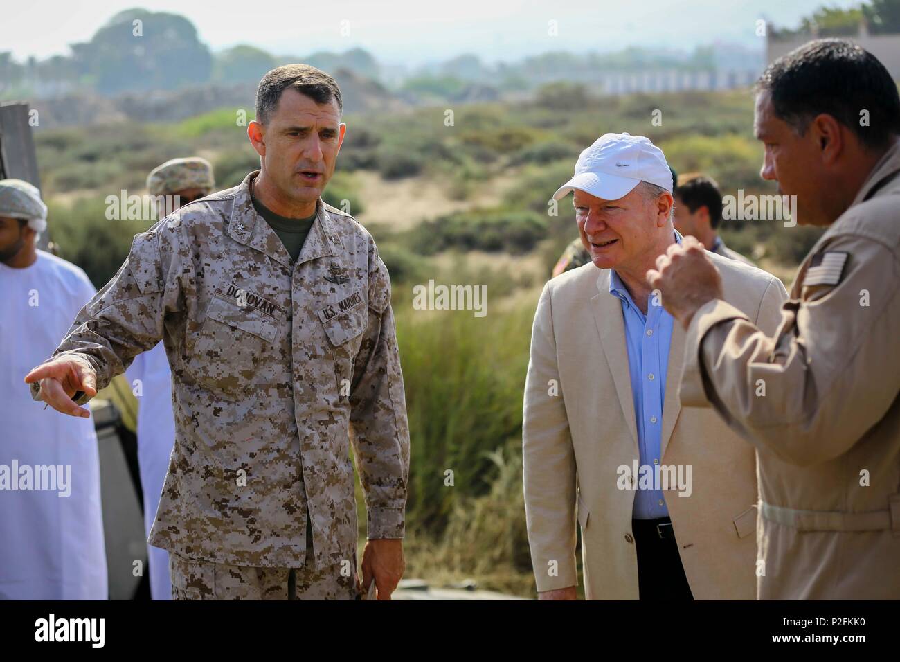 U.S. Marine Brig. Gen. Francis L. Donovan, Commanding General of Task ...