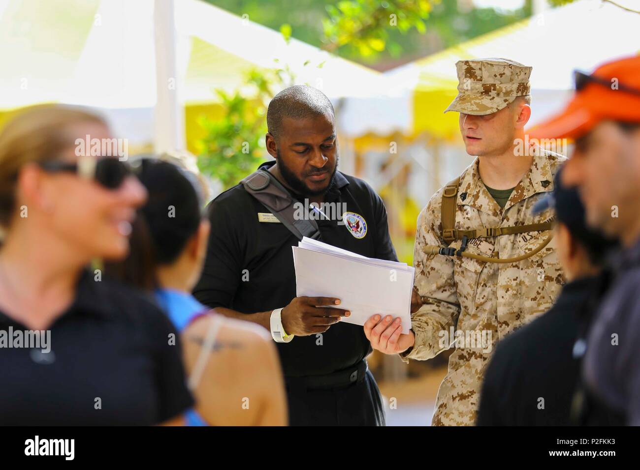 U.S. Marine Sgt. Levi Hodge with the 22nd Marine Expeditionary Unit and ...