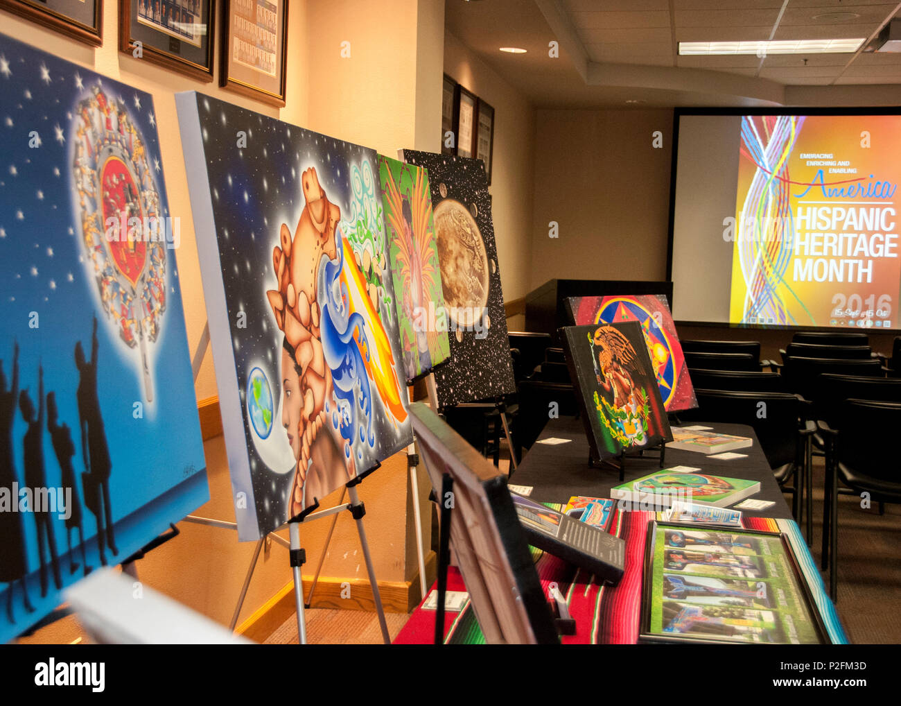 The Art work of El Paso artist Gabriel S. Gaytan is on display at the ...
