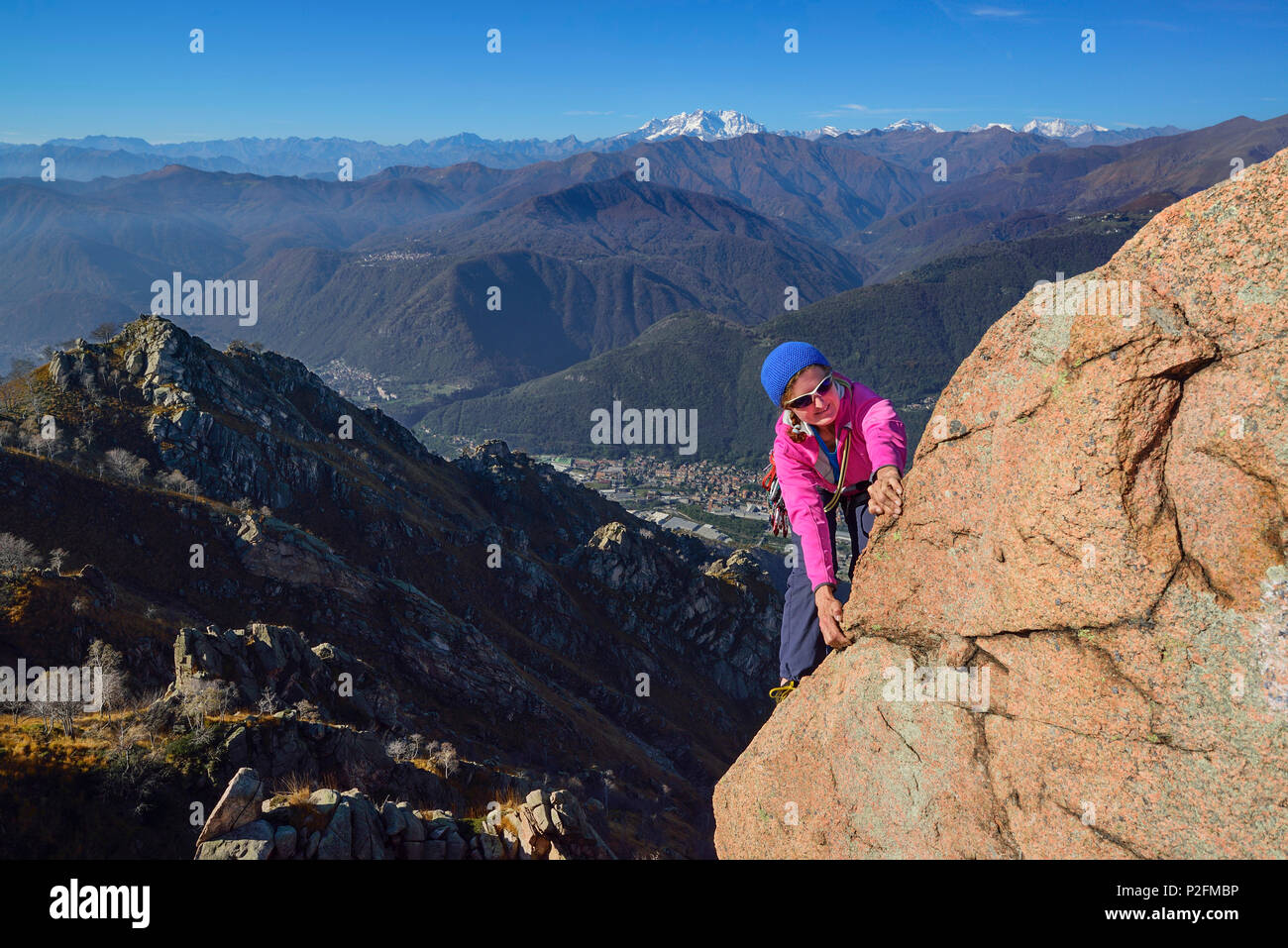 Rock climbing in the alps hi-res stock photography and images - Alamy