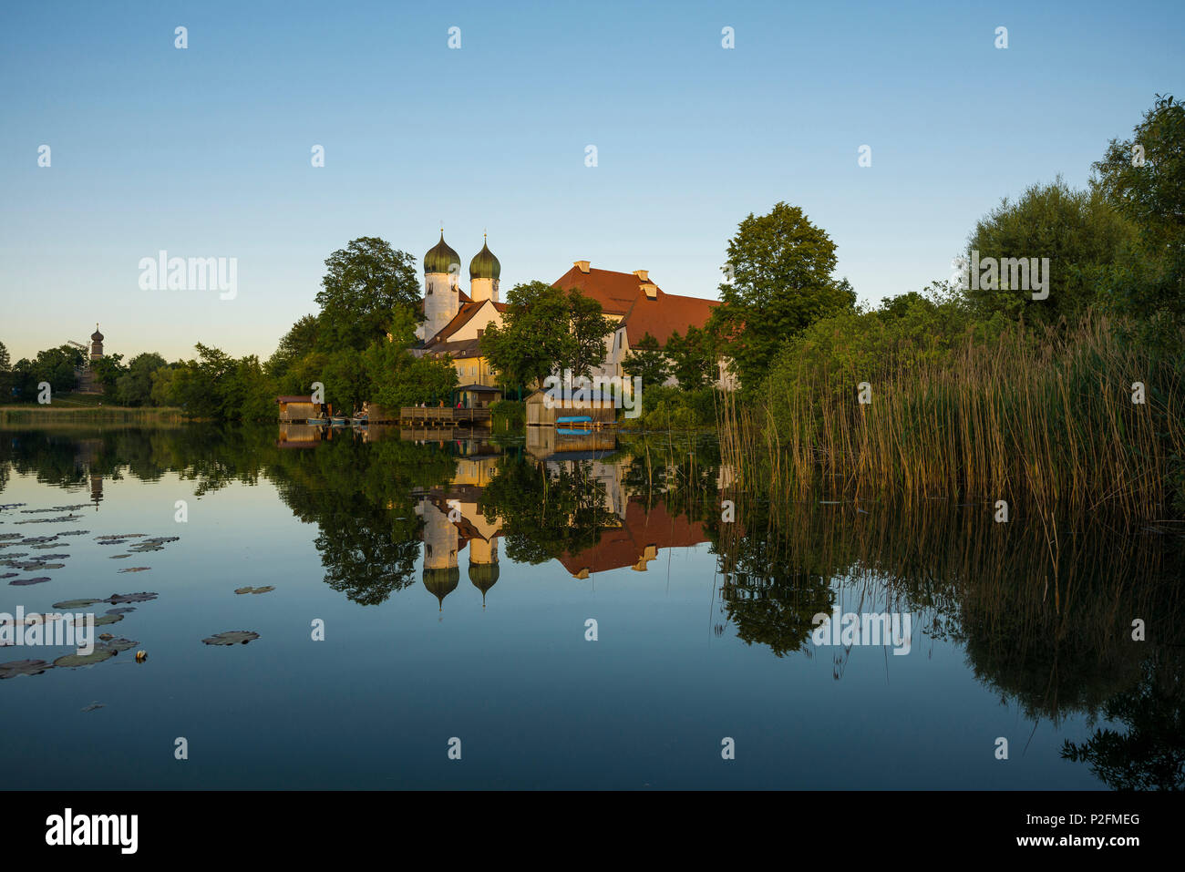 Seeon bavaria lake abbey hi-res stock photography and images - Alamy
