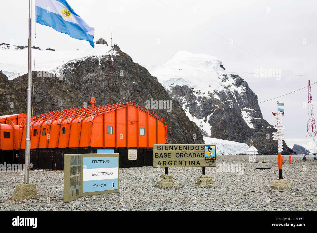 Argentine Base Orcadas, Laurie Island, South Orkney Islands, southern ...