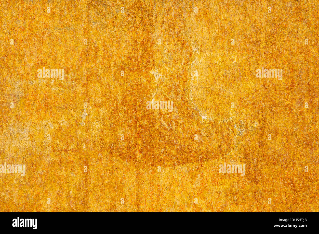 Rusty yellow painted metal wall. Detailed texture Stock Photo - Alamy