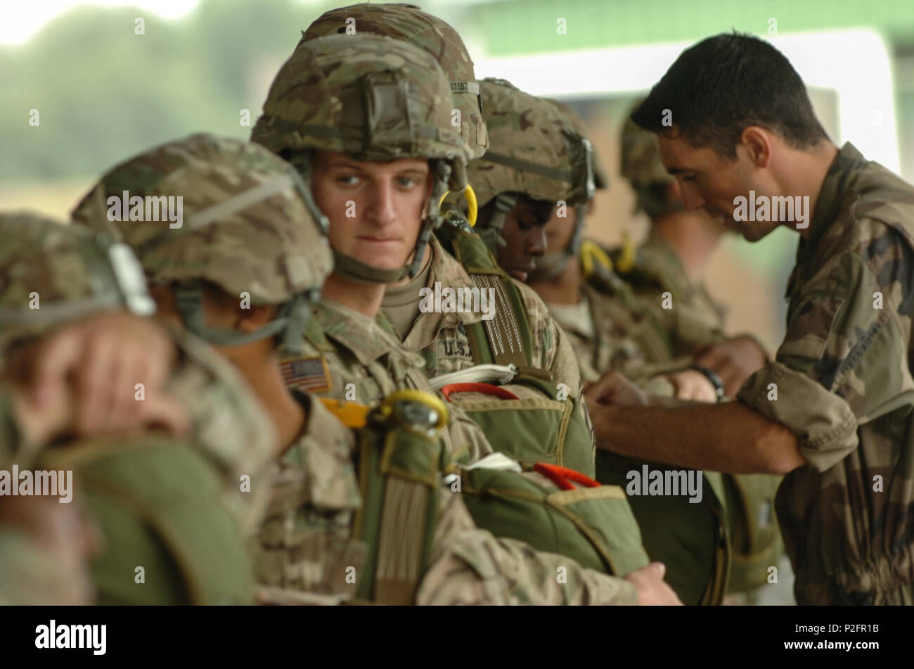 A soldier from the 54th Brigade Engineer Battalion, 173rd Airborne ...