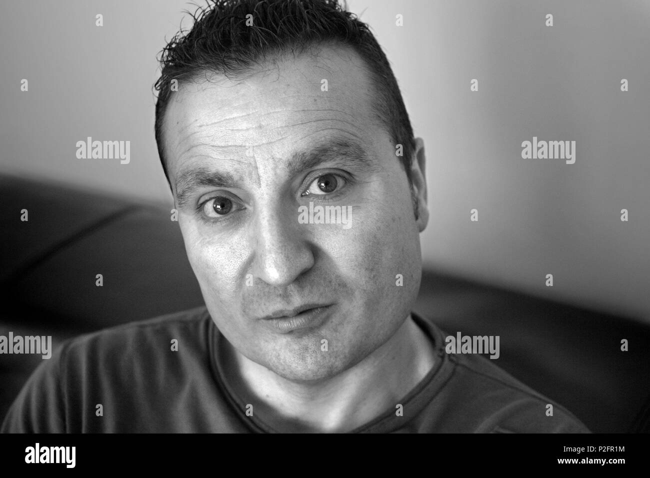 El poeta español Carlos Marzal. Valencia, abril 2008 Stock Photo - Alamy