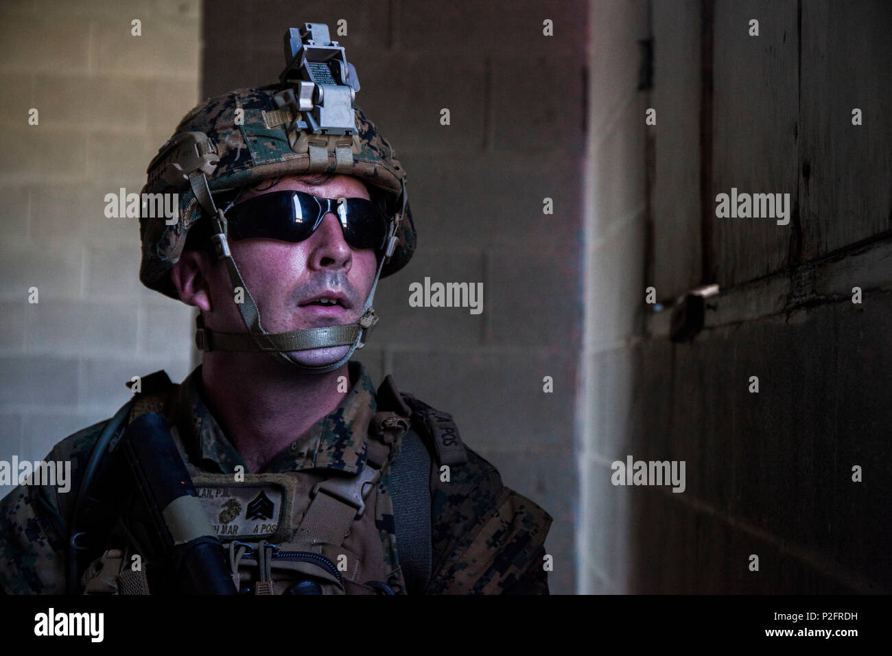 U.S. Marine Corps Sgt. Patrick Phelan, mortarman, 3rd Battalion 8th ...