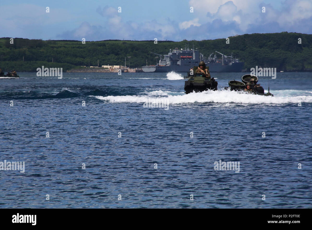 Naval base guam reserve landing craft beach hi-res stock photography ...