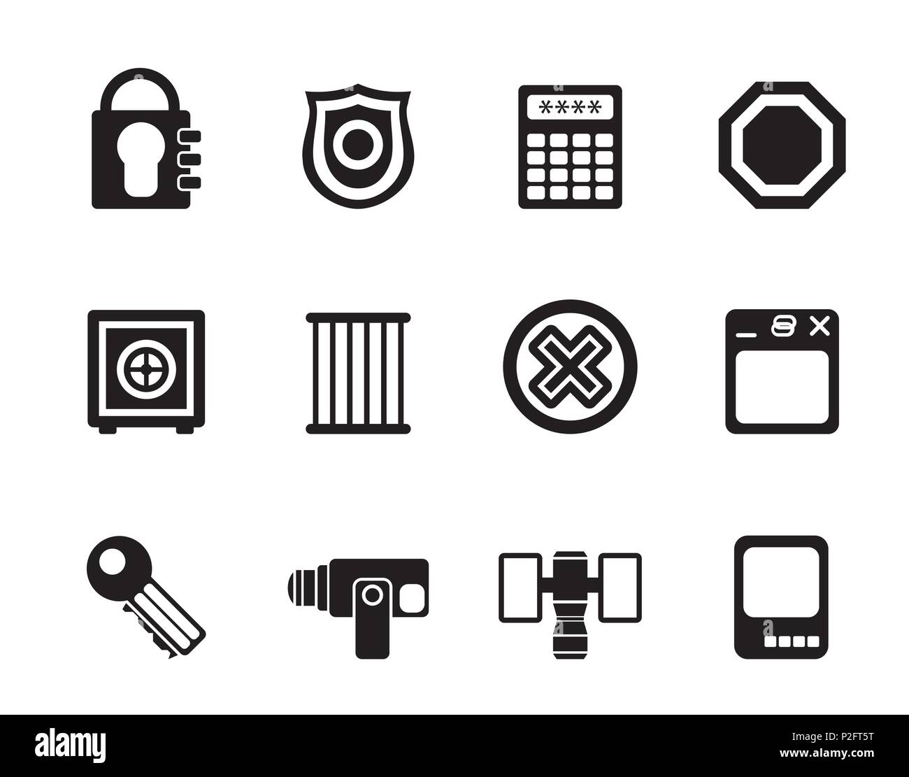 Prison silhouette wall guard Stock Vector Images - Alamy